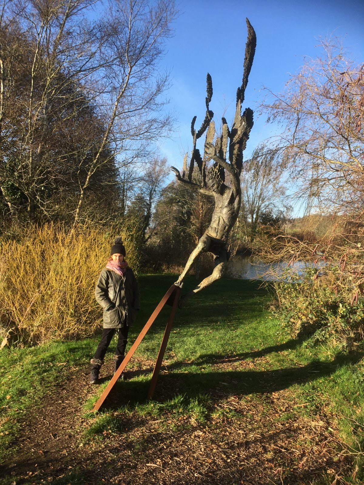 Icarus Fell (Amid Feathers) | Mythological Sculptures For Sale